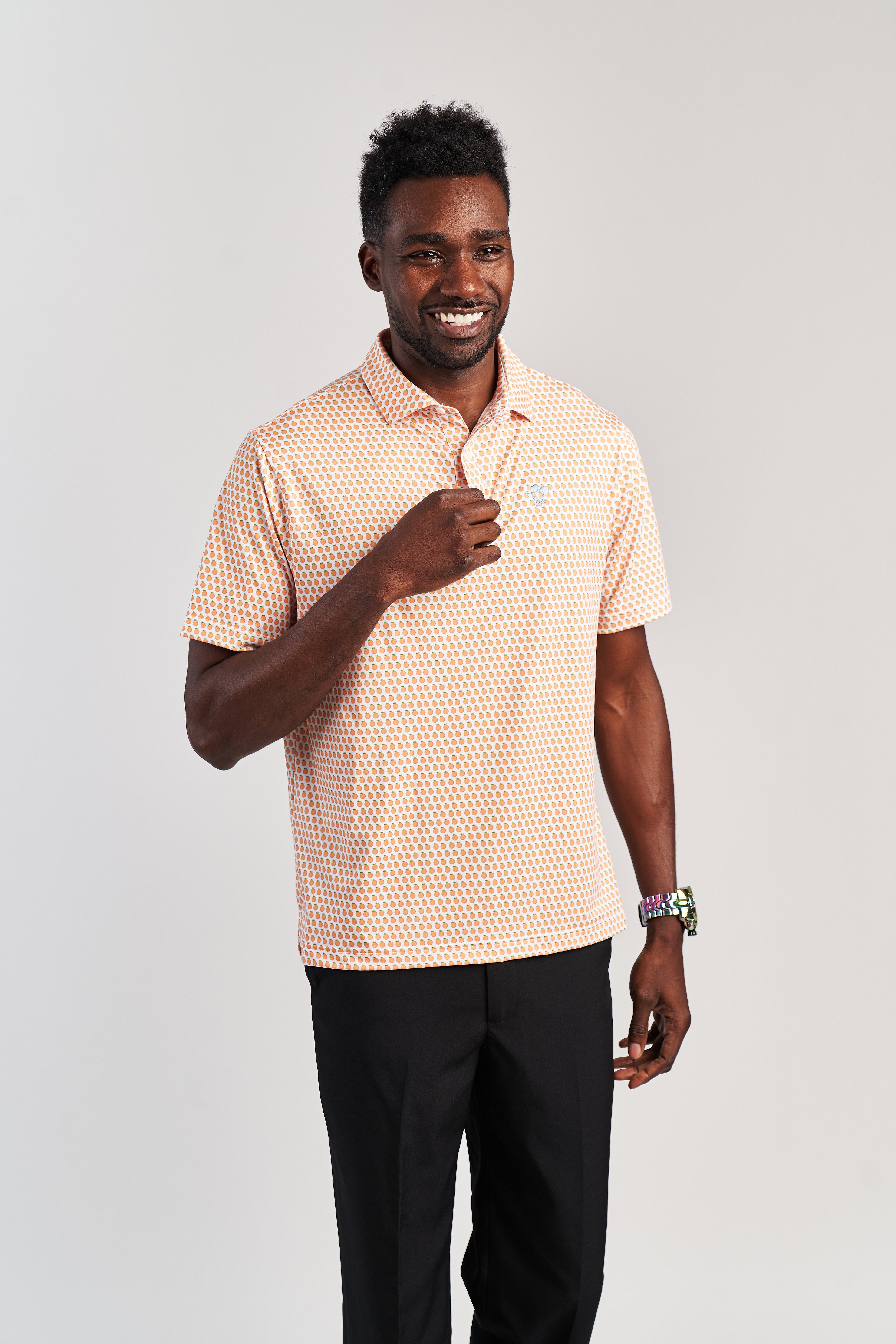 Men's Everyday Subtle-designed Polo "Citrus Ave&...