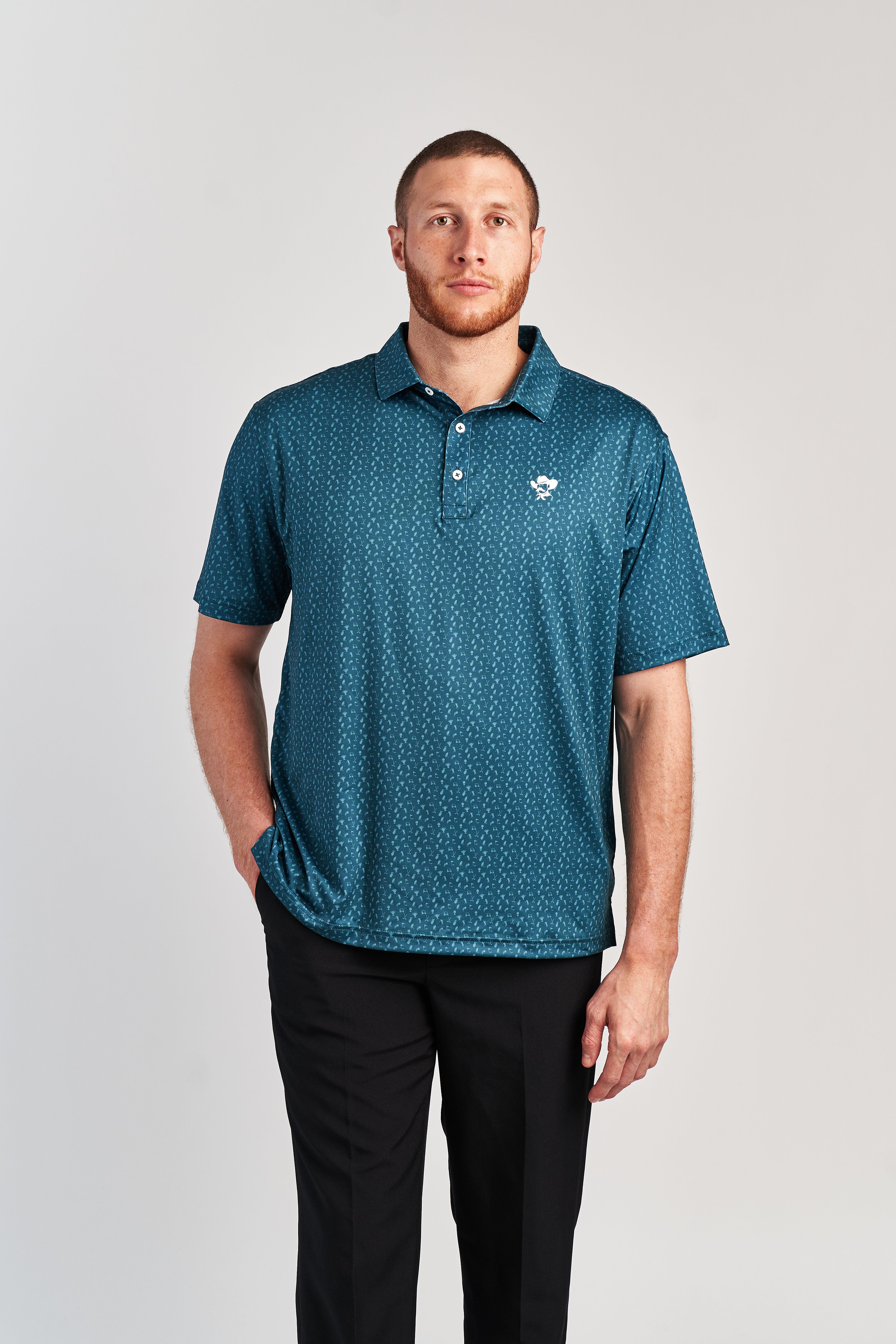 Men's Everyday Subtle-designed Polo "Quick-Nine&...